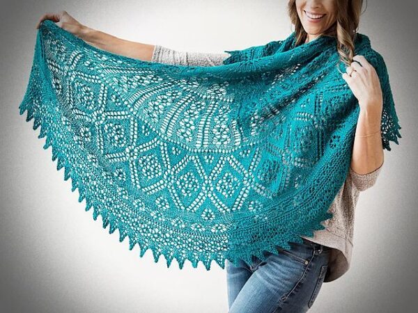 Hemisphere Half Pi Shawl Pattern – Barton River Yarn and Crafts