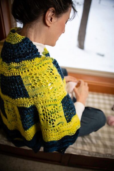 Starry Night Pi Shawl Pattern – Barton River Yarn and Crafts